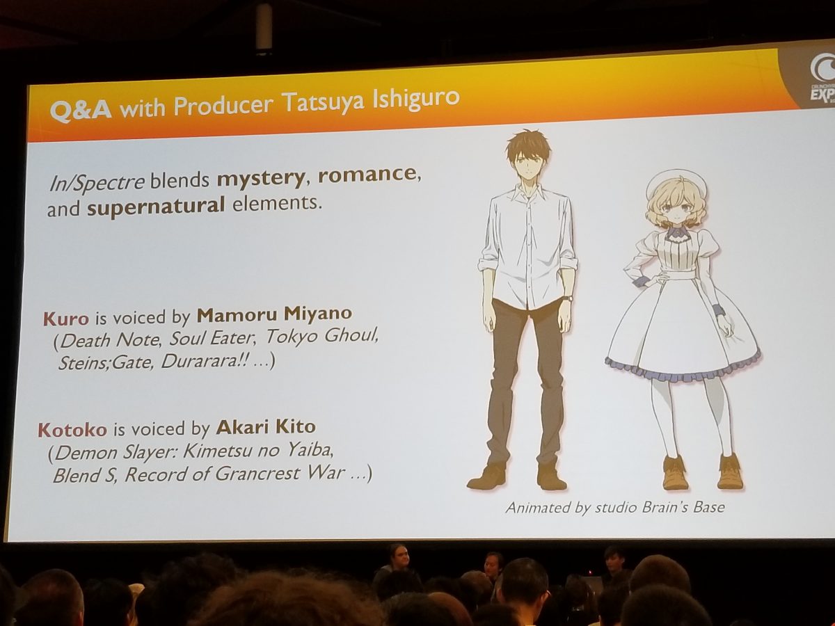 In/Spectre Episodes 1 and 2 Premiere at Crunchyroll Expo | J-List Blog