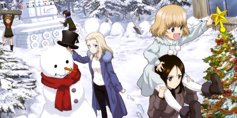 The 2021 GIRLS und PANZER Calendars are Gorgeous! | J-List Blog